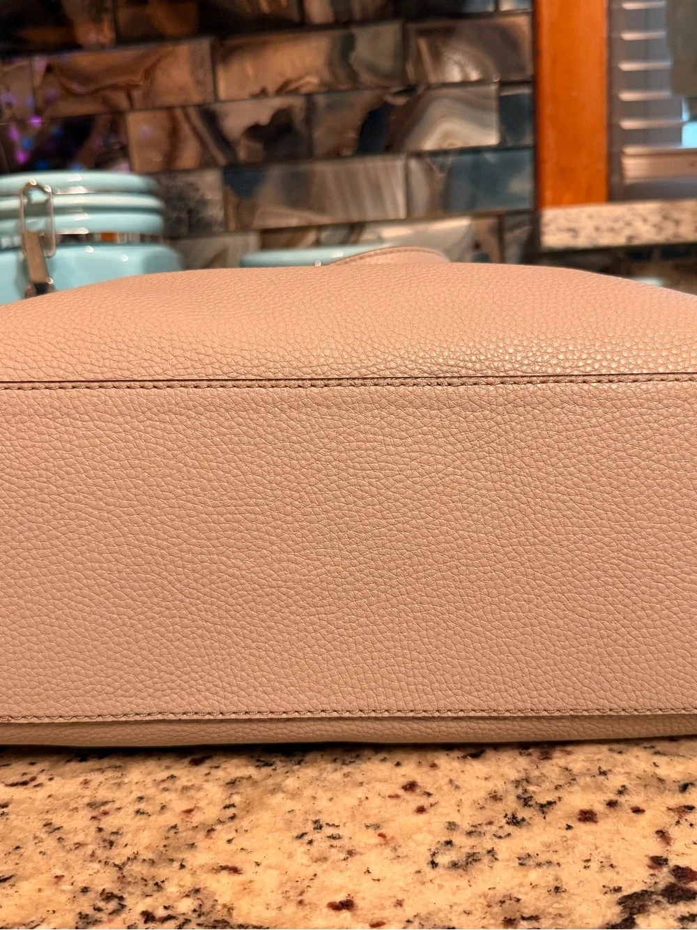 kate spade | Bags | Womens Kate Spade Pebbled Leather Tote Bag In Light ...